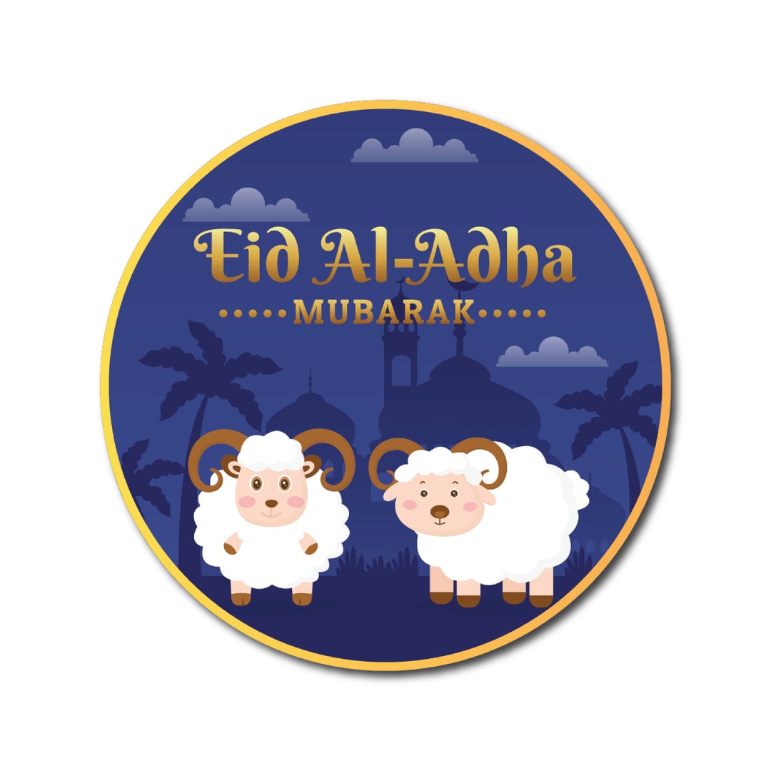Eid Al Adha Stickers, Eid Mubarak Stickers, Eid Al Adha Labels, Eid ...