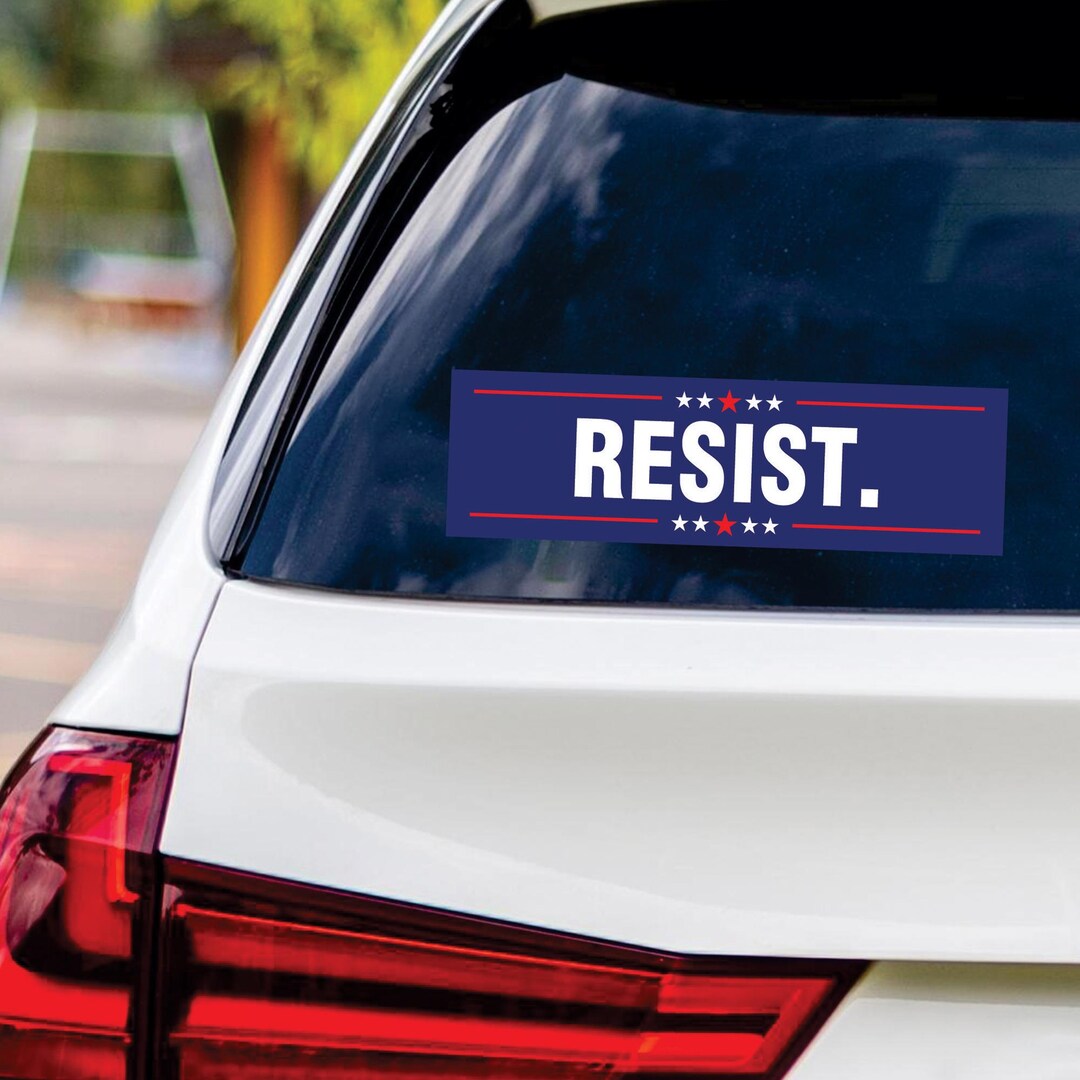 Resist Vinyl Sticker, Resist Hate Decal, Anti-trump, Pro Women's Rights ...