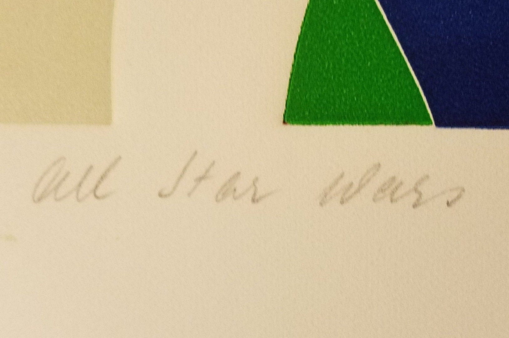 All Star Wars by Thom De Jong 70s & 80s NYC Dutch Artist Unframed ...