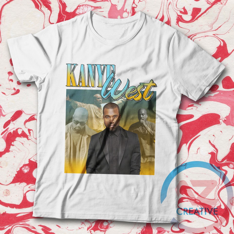 Kanye West Shirt | Bootleg Rap Tee | Short-Sleeve Unisex Vintage Style ...