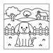 50 Pages Cute Farm Animals Coloring Book Gift for Kids Boys Girls Teens ...
