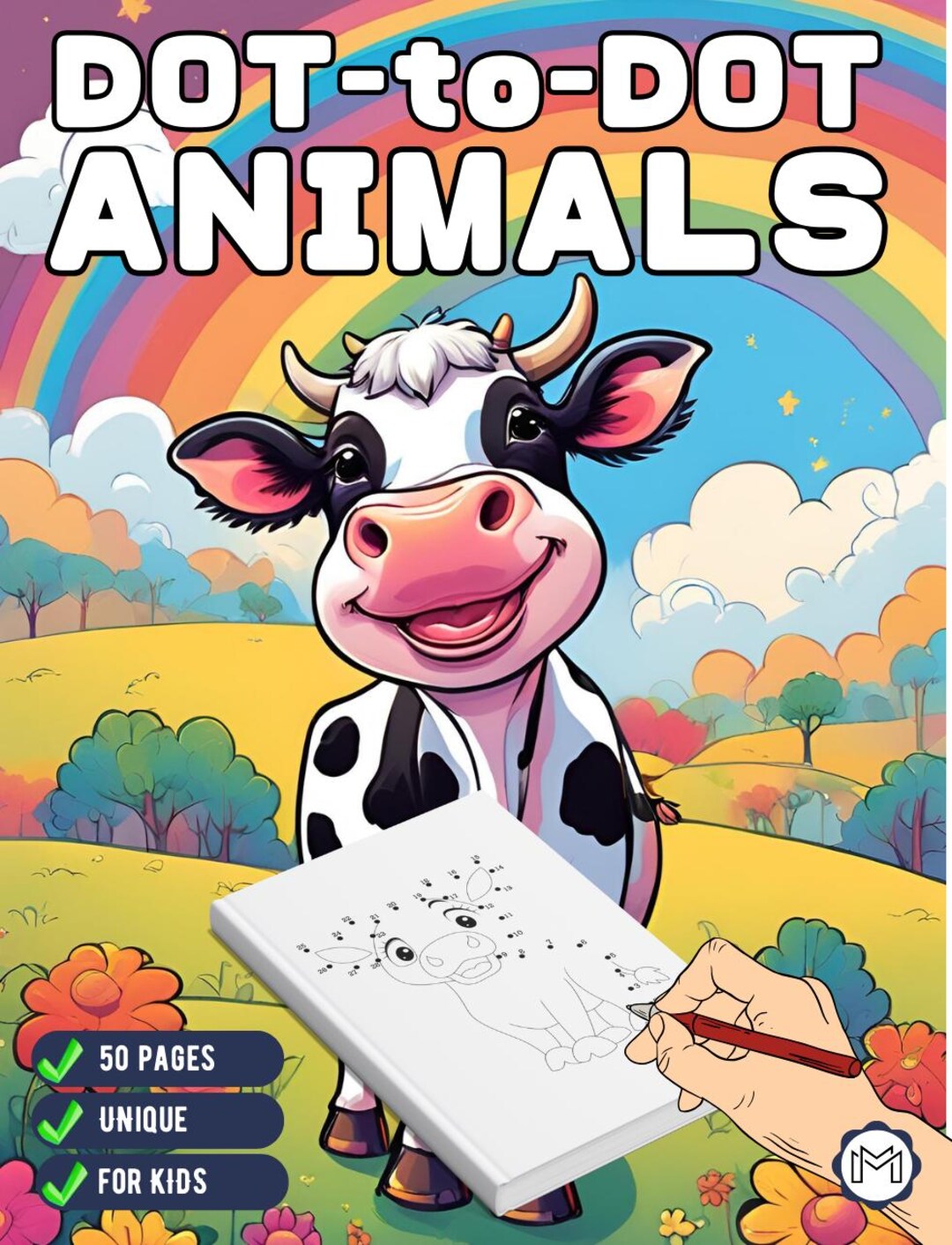 Dot to Dot Animal Lover Activity Book Gift for Kids Ages Boys Girls ...