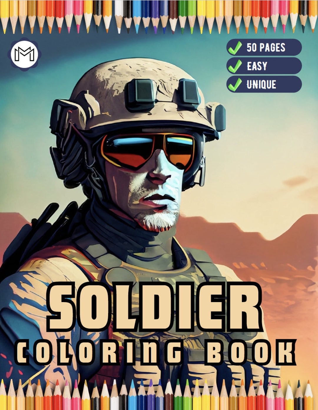 Military Army Soldier Coloring Book for Kids Military Coloring Pages ...
