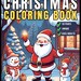 50 Pages Merry Christmas Coloring Book Gift for Adults Men Women Kids ...