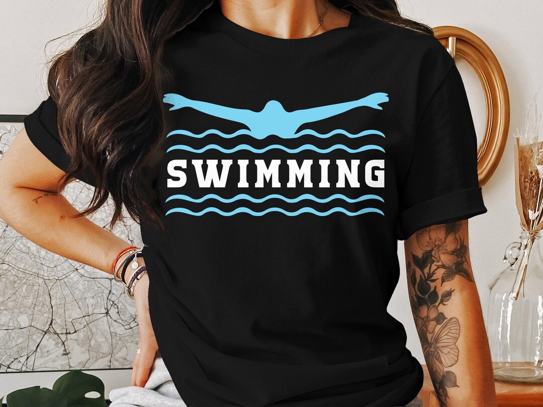 Swimmer Swimming Swim Team Coach Gift for Men Women Kids T-shirt ...