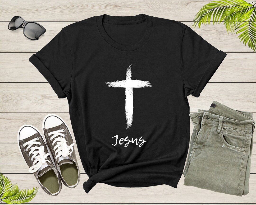 Jesus Christ Crucifixion Religious Cross Symbol Crucifix T-shirt Jesus ...