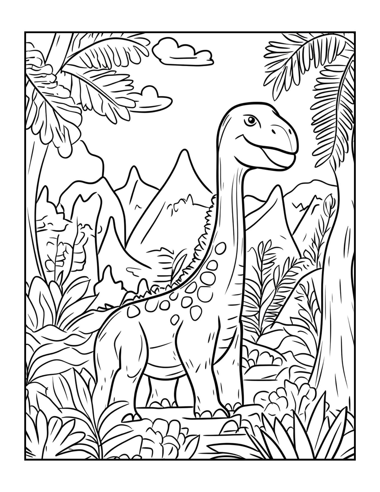 Cute Dinosaur Coloring Book Gift for Adults Kids Men Women Boys Girls ...
