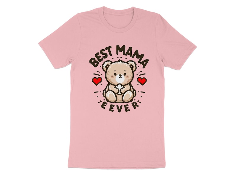 Best Mama Ever Mom Mommy Mother's Day Gift for Women Girls T-shirt Cool ...