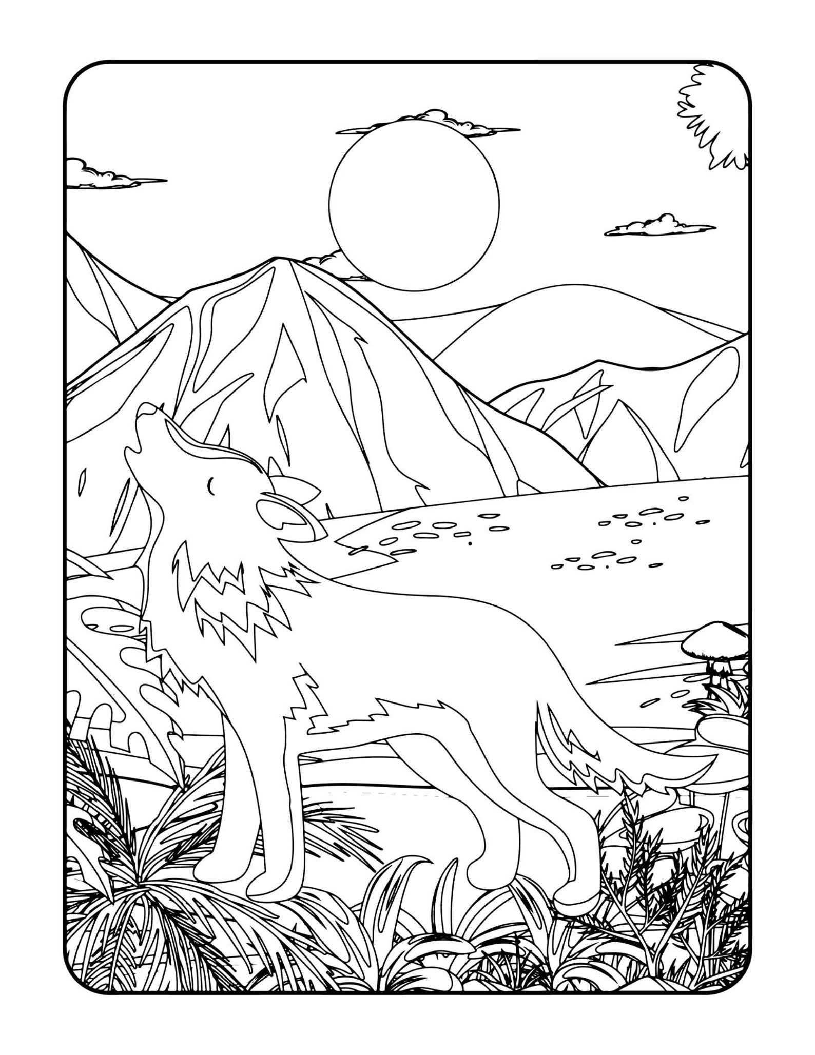 Coloring Book Gift Forest Animals Coloring Book for Kids Adults ...