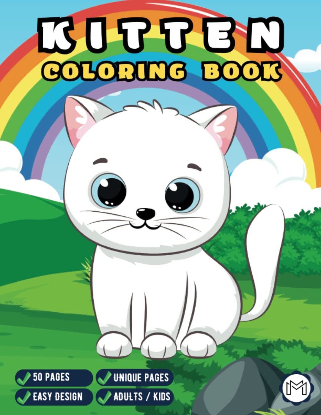 Cat Kitten Coloring Book for Kids Ages 8-12 Kitten Coloring Book Adults ...