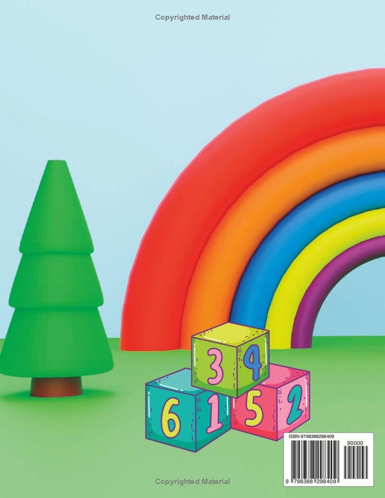 Preschool Number Practice Learning Workbook Handwriting Practice for ...