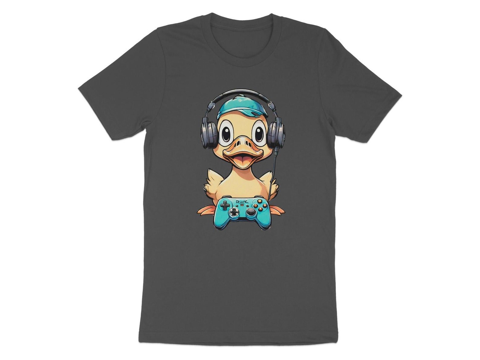 Video Game Player Gamer Cute Duck Gaming Gift for Men Women T-shirt ...