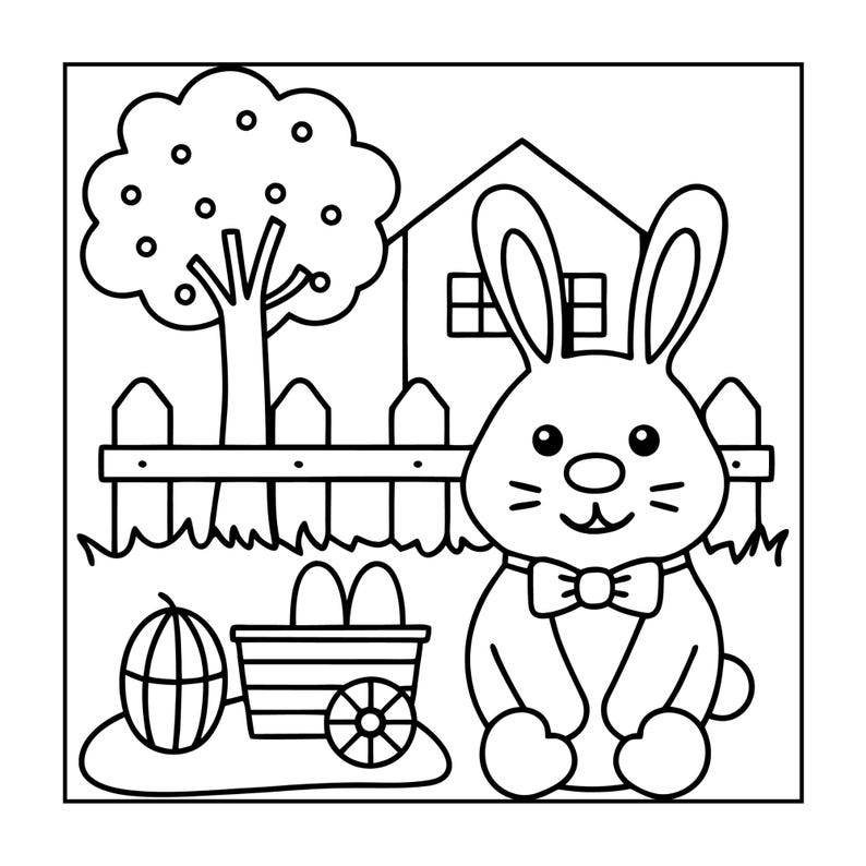 50 Pages Cute Farm Animals Coloring Book Gift for Kids Boys Girls Teens ...