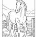 50 Pages Horse Coloring Book Gift for Adults Kids Men Women Kids Boys ...