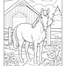 50 Pages Horse Coloring Book Gift for Adults Kids Men Women Kids Boys ...