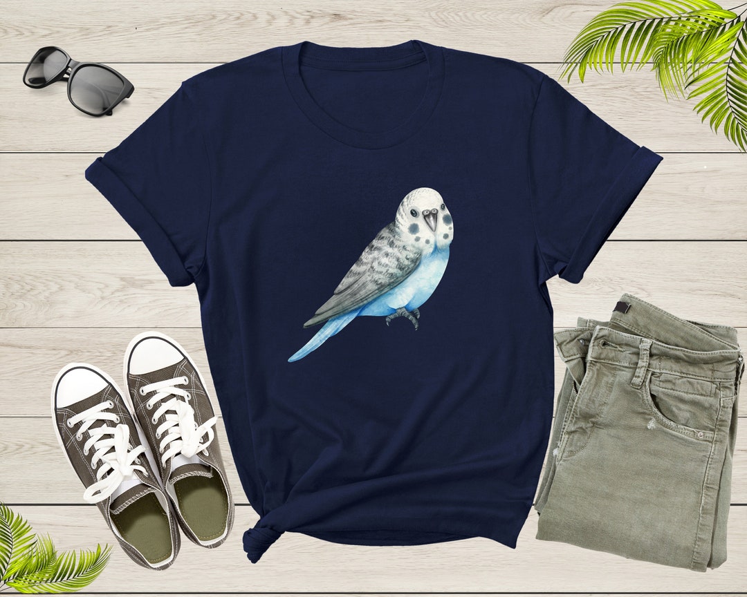 Womens Mens Cute Parakeet Budgie Bird Lover Gift Shirt Present for ...