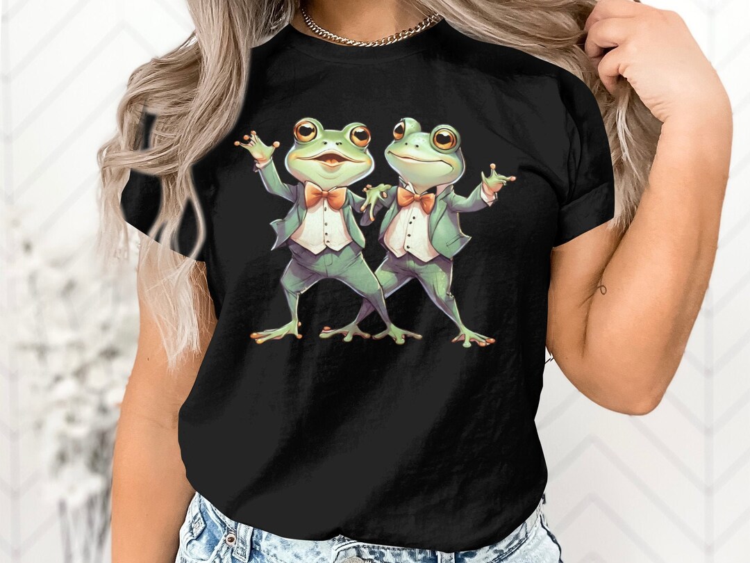 Cute Frogs Dancing Tango Dancer Toads Dance Teacher Gift T-shirt Funny ...