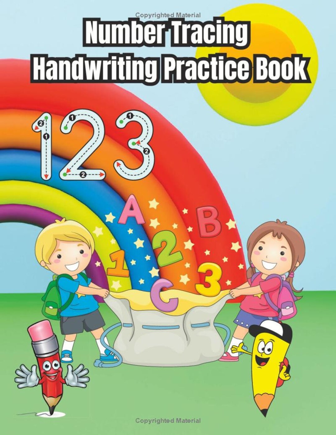 Preschool Number Practice Learning Workbook Handwriting Practice for ...