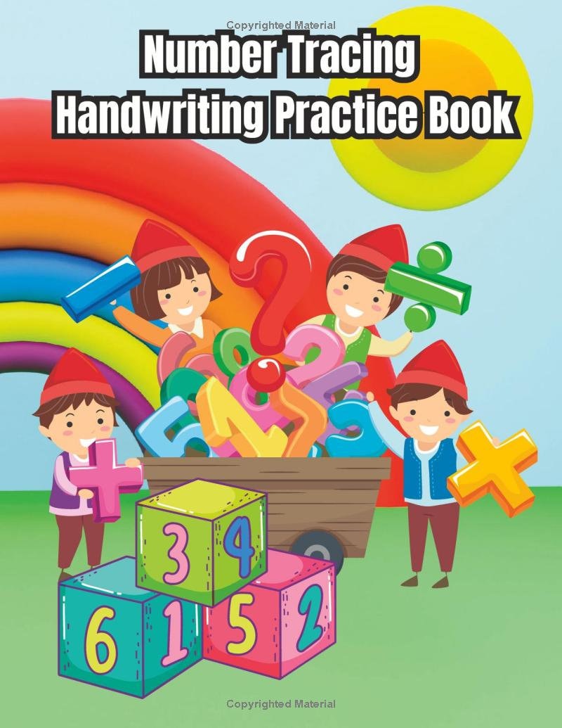 Preschool Number Practice Learning Workbook Handwriting Practice for ...