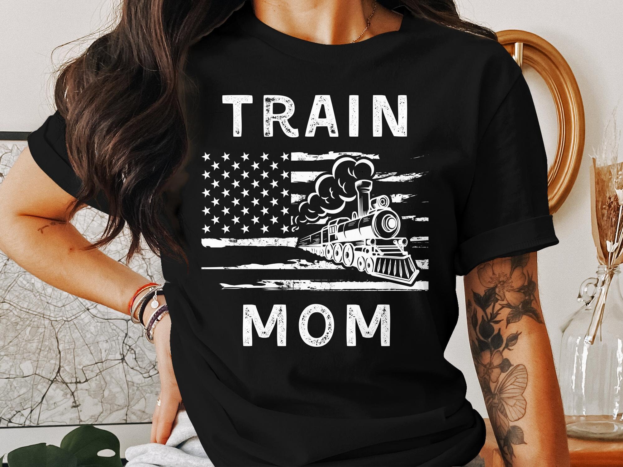 Train Mom Locomotive Tshirt Train Mom Shirt Train Lover T Mothers 6411