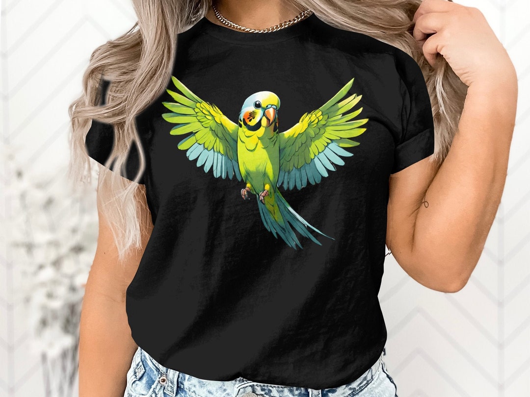 Parakeet Budgie Mom Dad Bird Lover Budgerigar Owner Gift T-shirt Cute ...