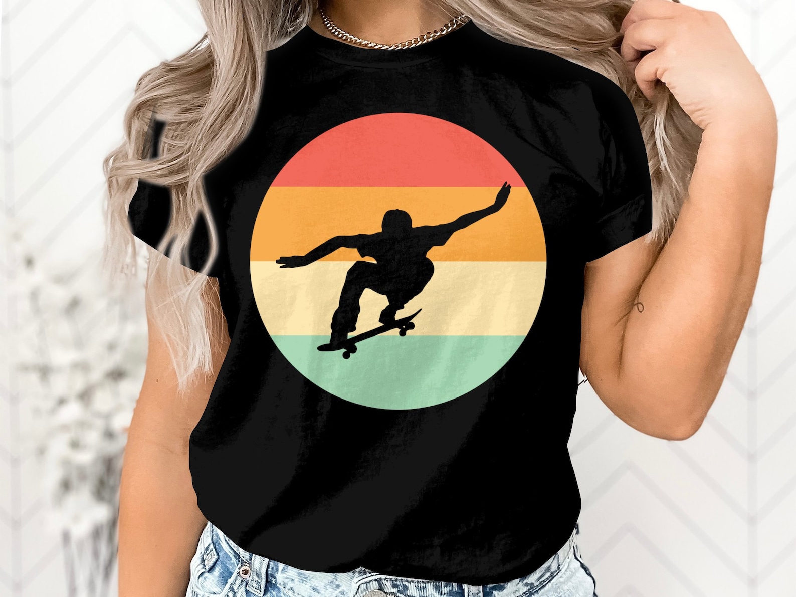 Vintage Skateboarding Tshirt, Skateboarder Tshirt Gift, Gift for ...