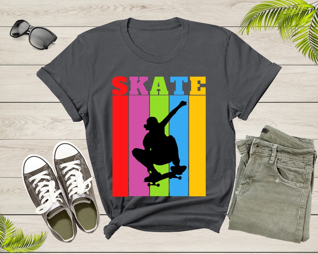 Freestyle Skateboarding Skater Sport Skate Athletics Racer T-shirt ...