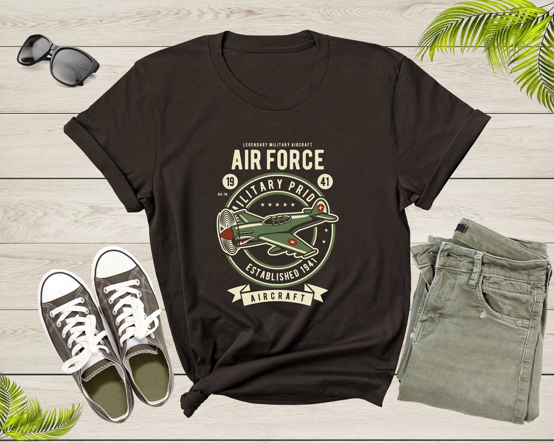 Legendary Military Aircraft Air Force Aviation Airplane Fly T-shirt ...