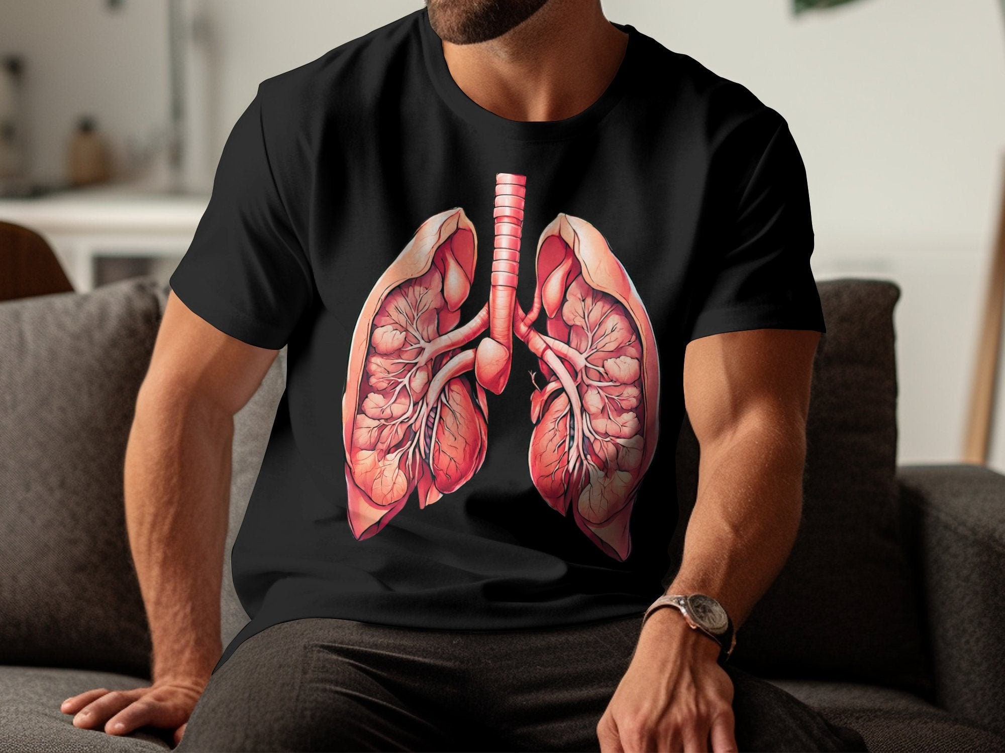 Human Body Internal Organs Anatomy Graphic Gift Men Women T-shirt Human ...
