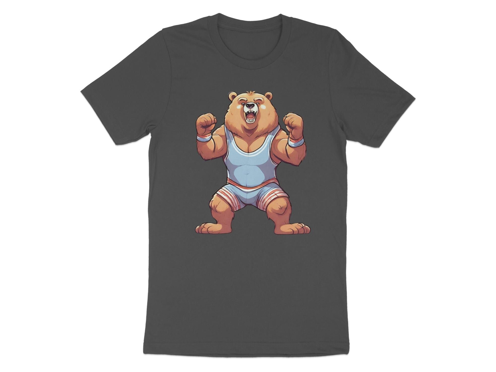 Funny Wrestler Teddy Bear Wrestling Team Coach Game Gift T-shirt Bear ...