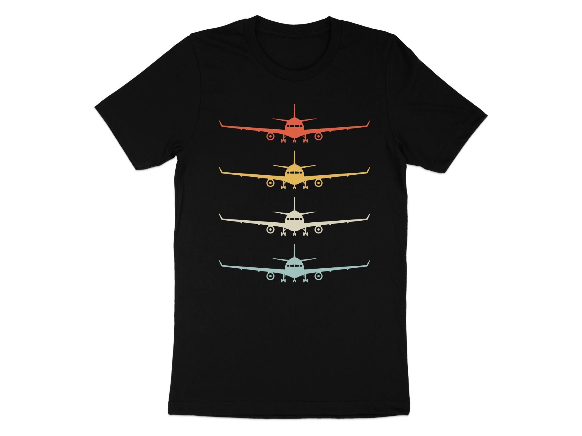 Airplane Airliner Plane Pilot Aviation Vacation Travel Gift T-shirt ...