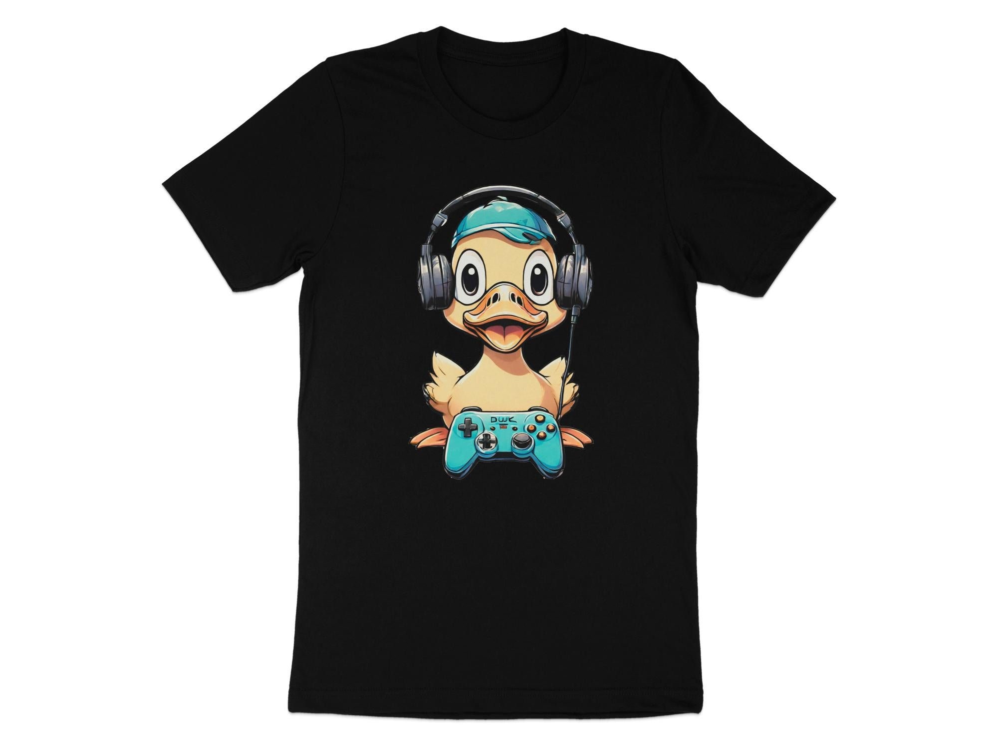 Video Game Player Gamer Cute Duck Gaming Gift for Men Women T-shirt ...