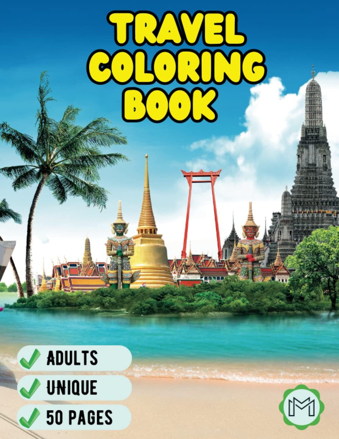 Travel Coloring Book for Adults Coloring Pages Travel Coloring Book for ...