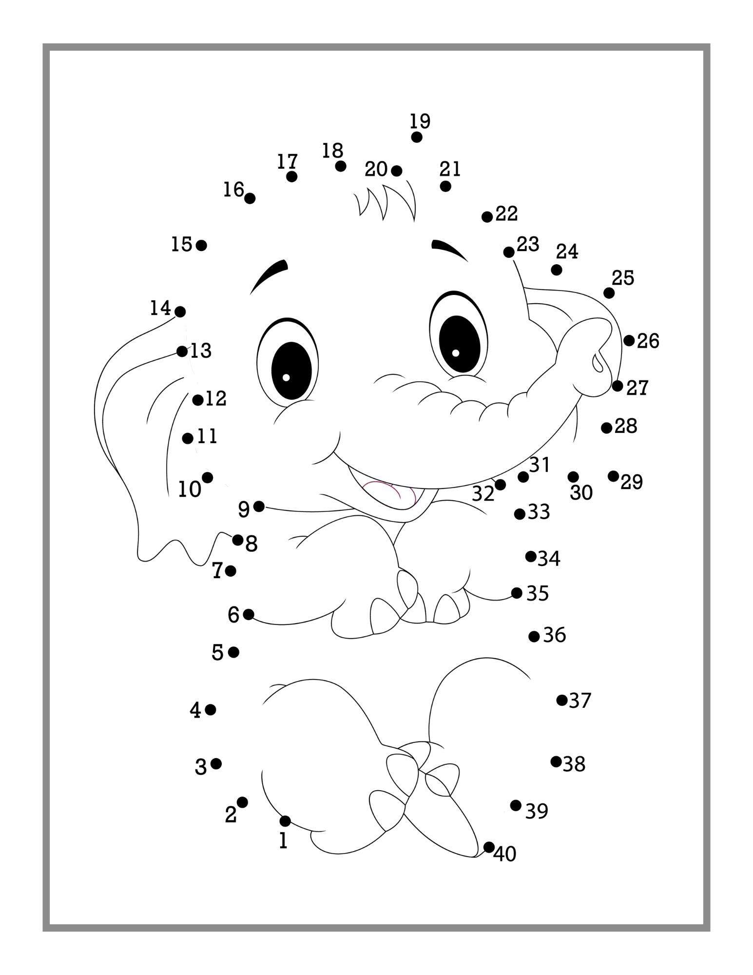 50 Pages Dot to Dot Animal Lover Activity Book Gift for Kids Ages Boys ...