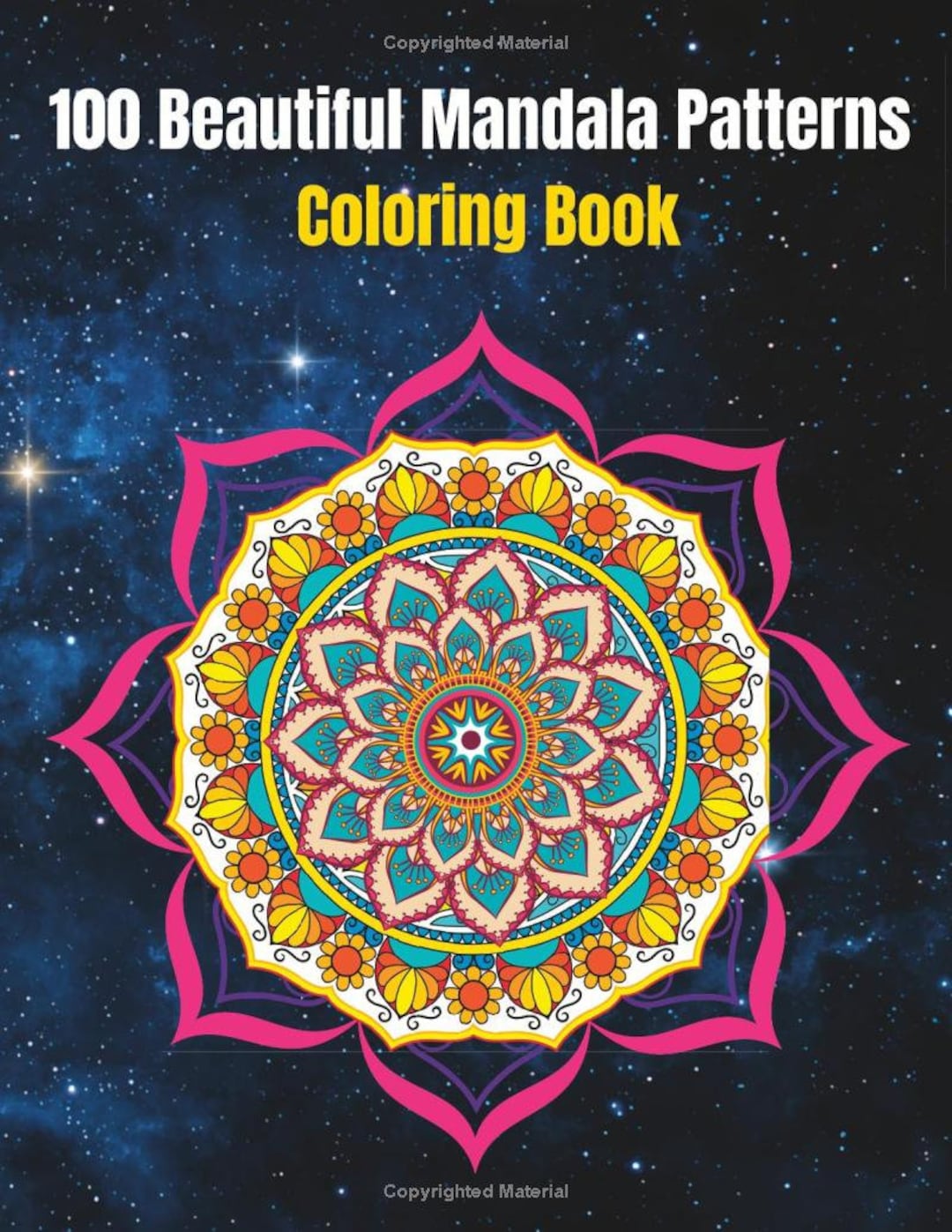 100 Magnificent Mandalas Coloring Book for Adults Coloring Book for ...