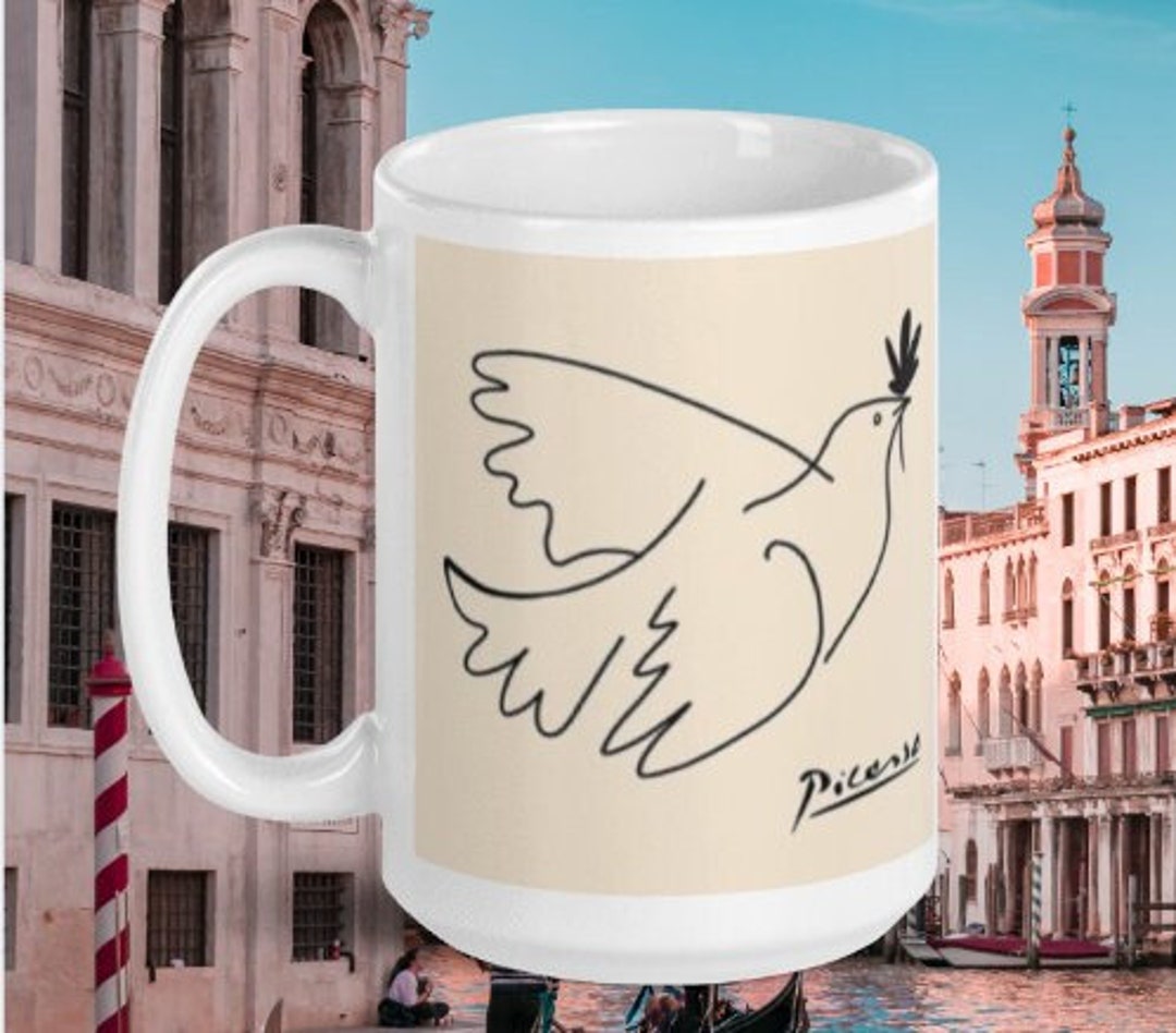 Picasso Matisse Peace Dove Vintage Art Mug Picasso Peace Dove - Etsy