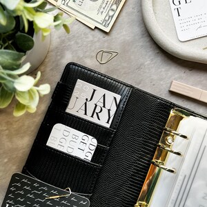 MONTHLY CALENDAR CARDS | Planner Deco Cards | Set of 12 | Aesthetic ...