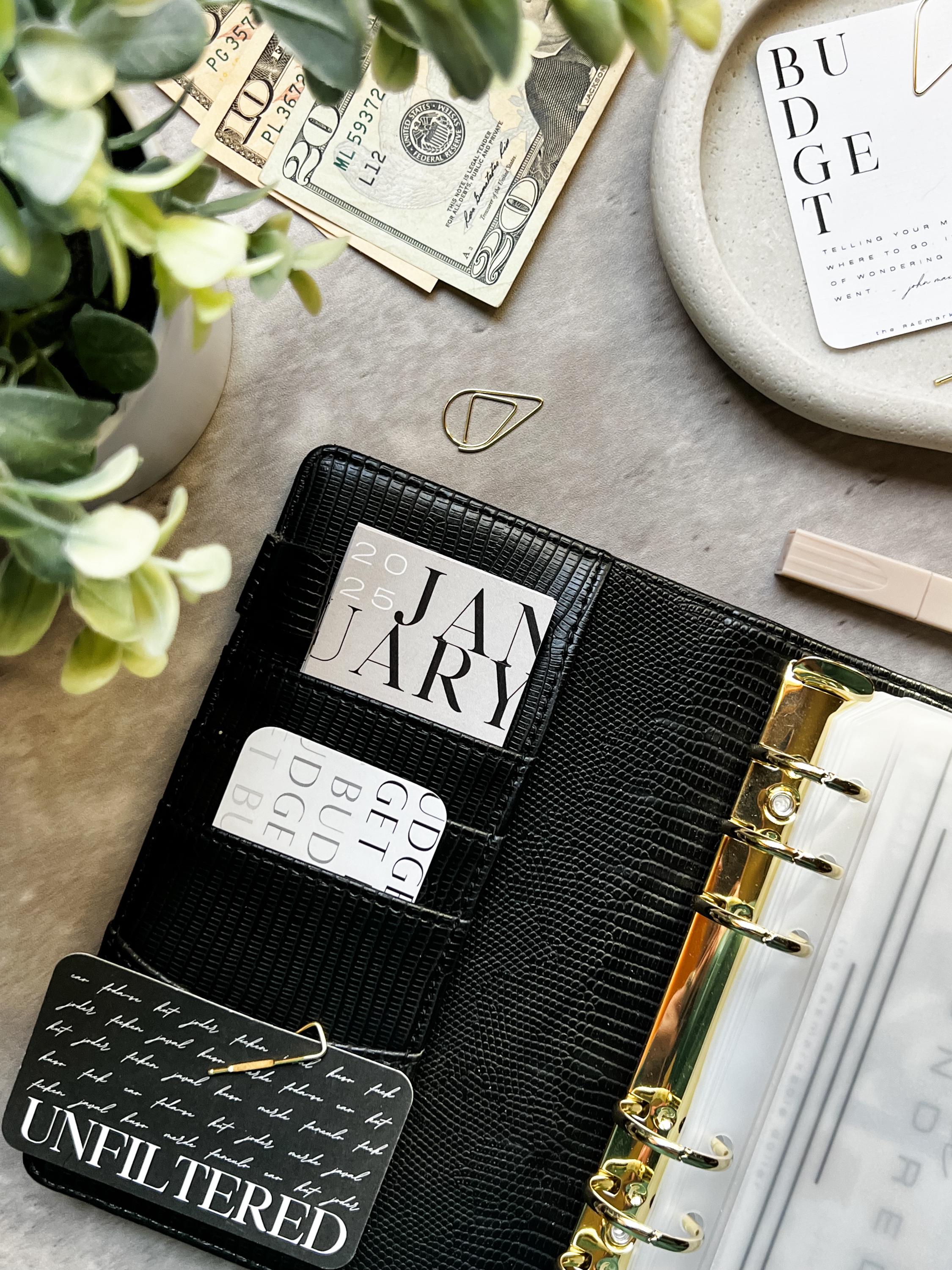 MONTHLY CALENDAR CARDS | Planner Deco Cards | Set of 12 | Aesthetic ...