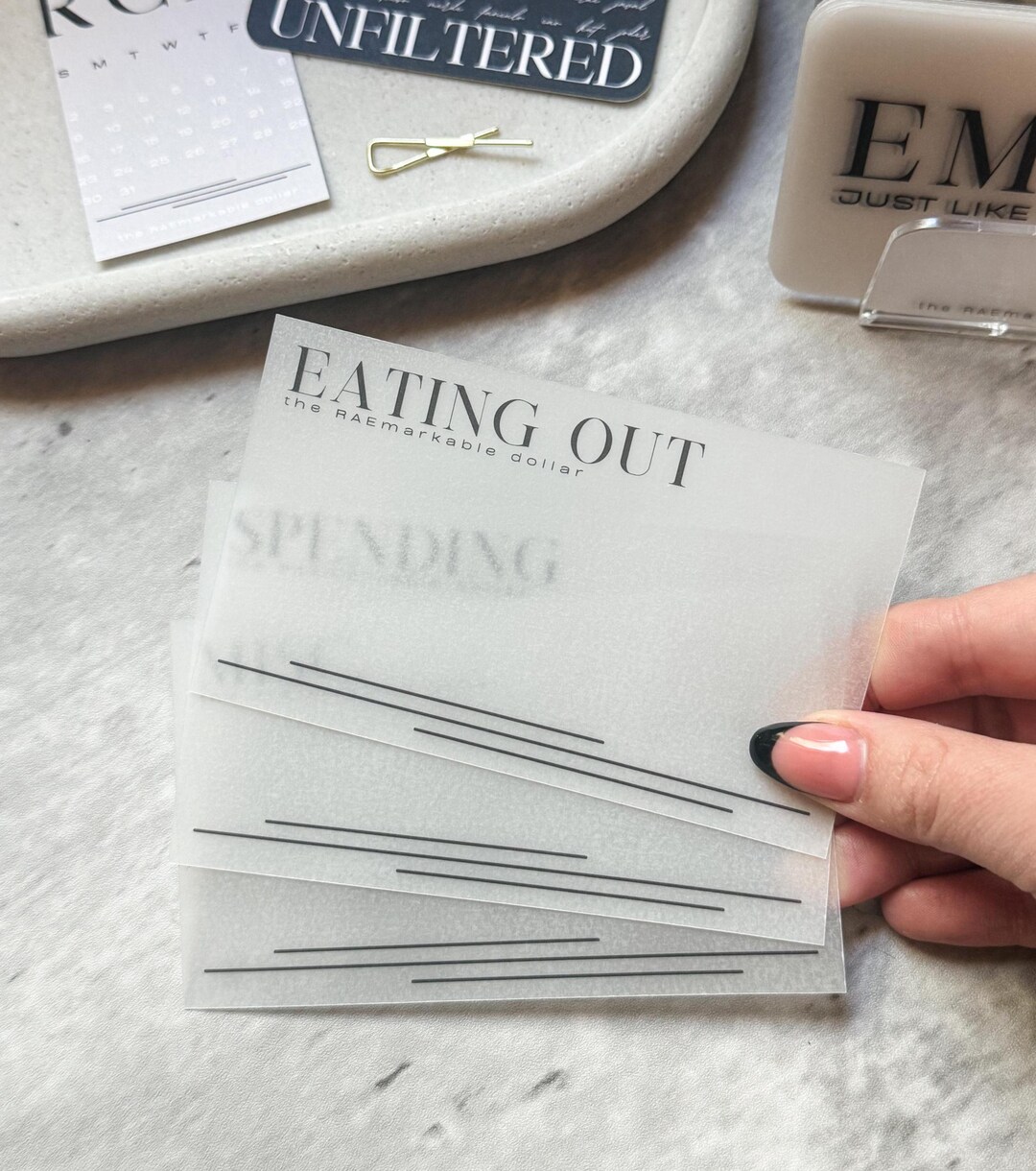 A7 | CUSTOM Aesthetic Envelope INSERTS | Minimal Design - Etsy