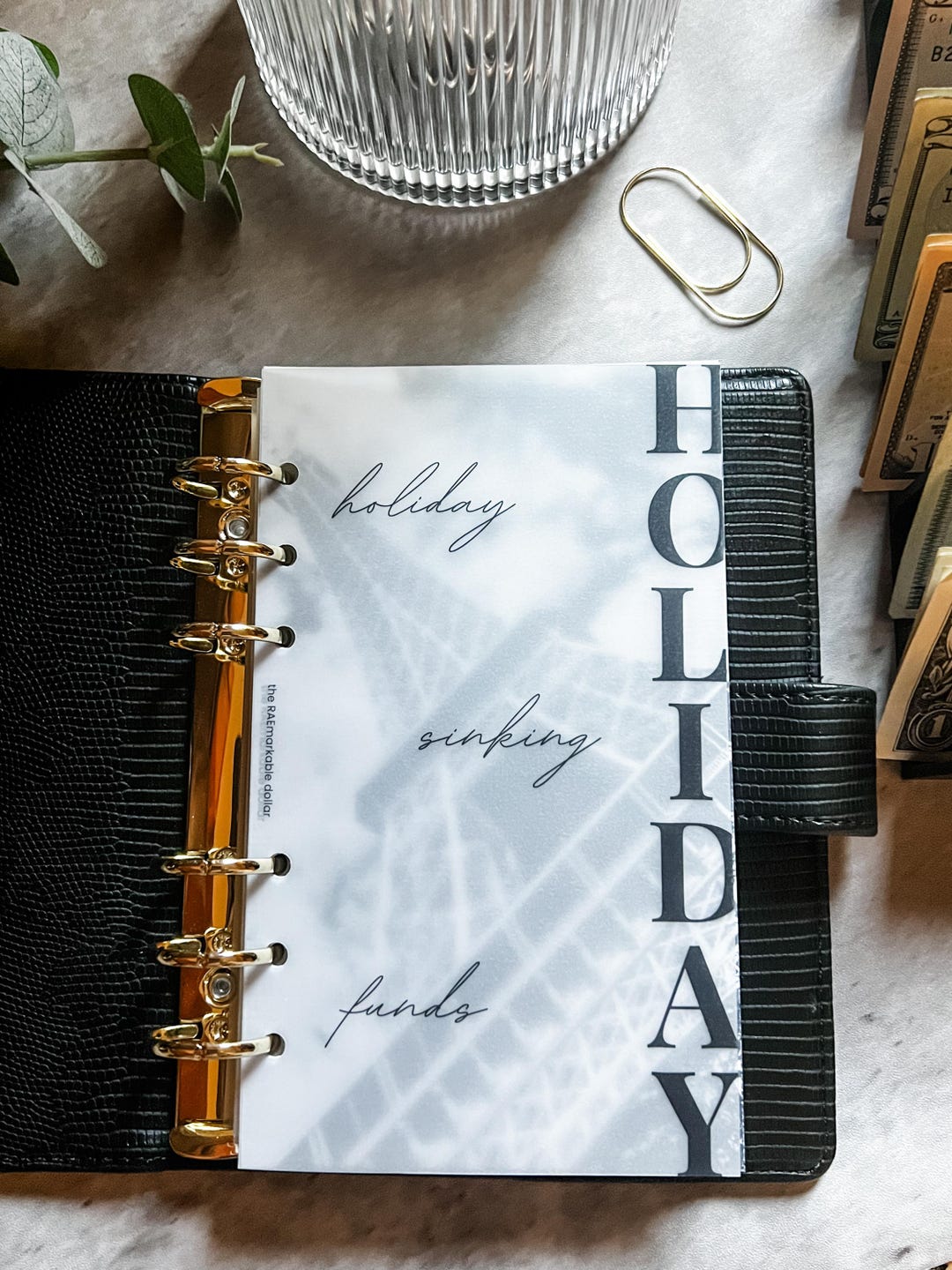 Matte Vellum Holiday Style 1 A6 (PERSONAL SIZE) Dashboard - Etsy