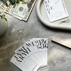 MONTHLY CALENDAR CARDS | Planner Deco Cards | Set of 12 | Aesthetic ...