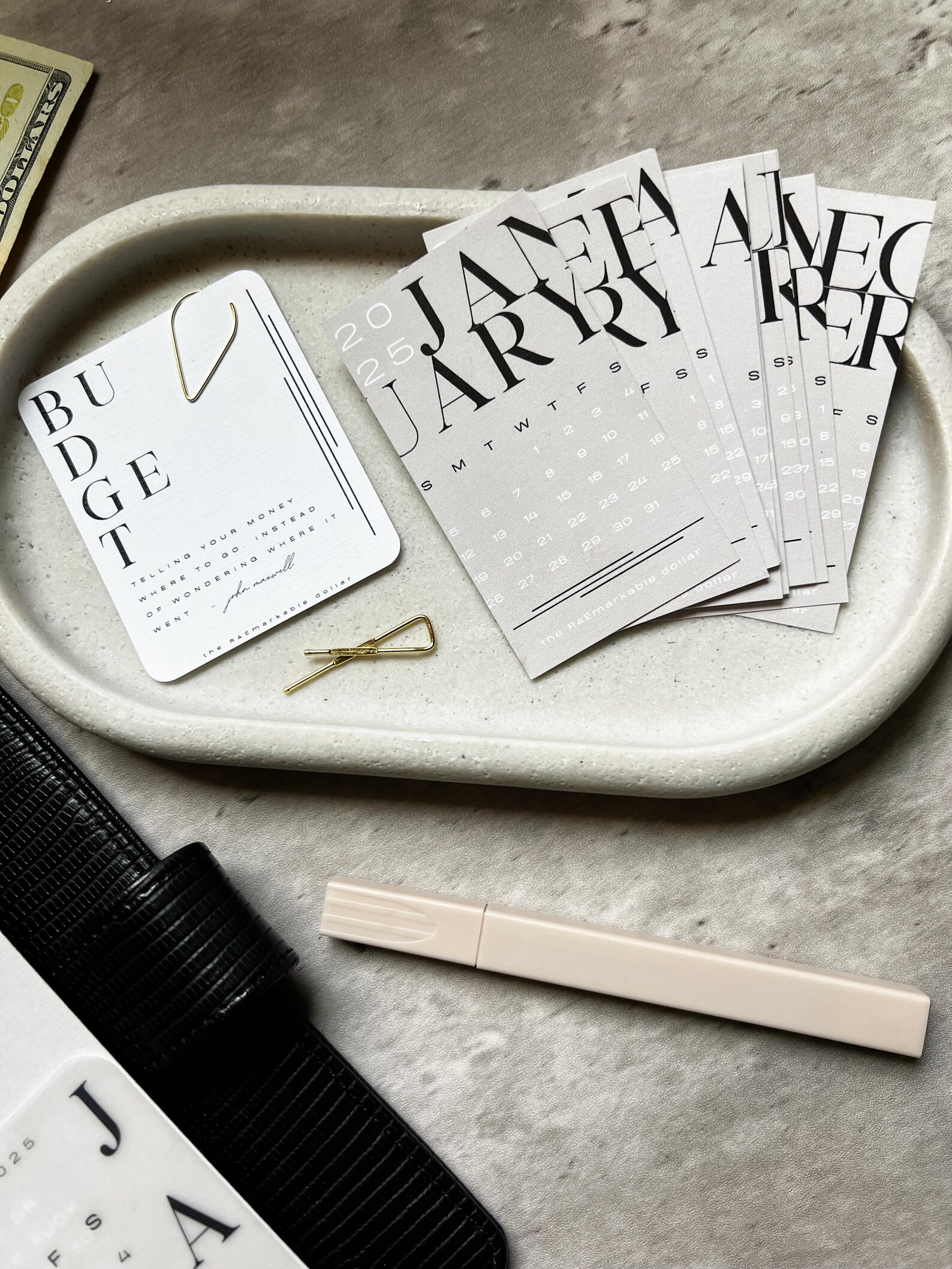 MONTHLY CALENDAR CARDS | Planner Deco Cards | Set of 12 | Aesthetic ...