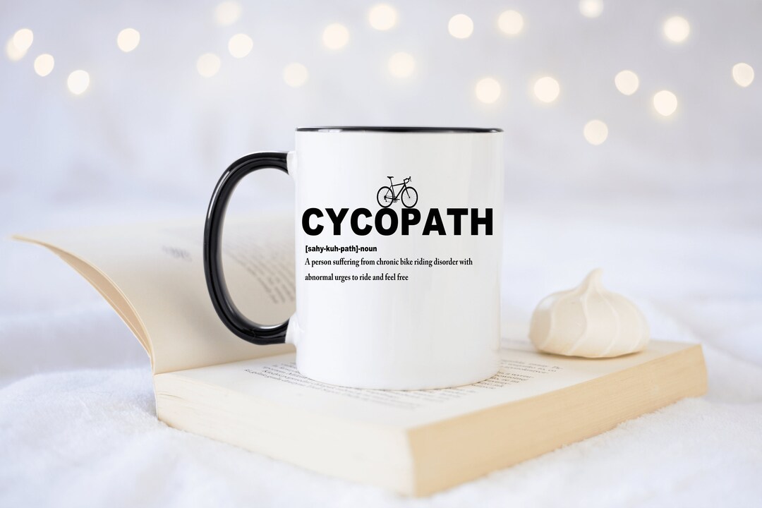 Cycopath Mug| Cycopath Coffee Mug| Cyclist Mug| Cyclist Coffee Mug ...