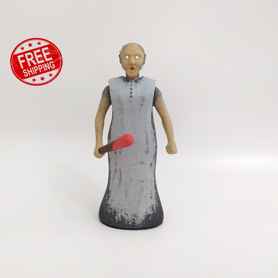 Granny Horror Game Figure Handmade Resin Statue Christmas Gift Creepy ...