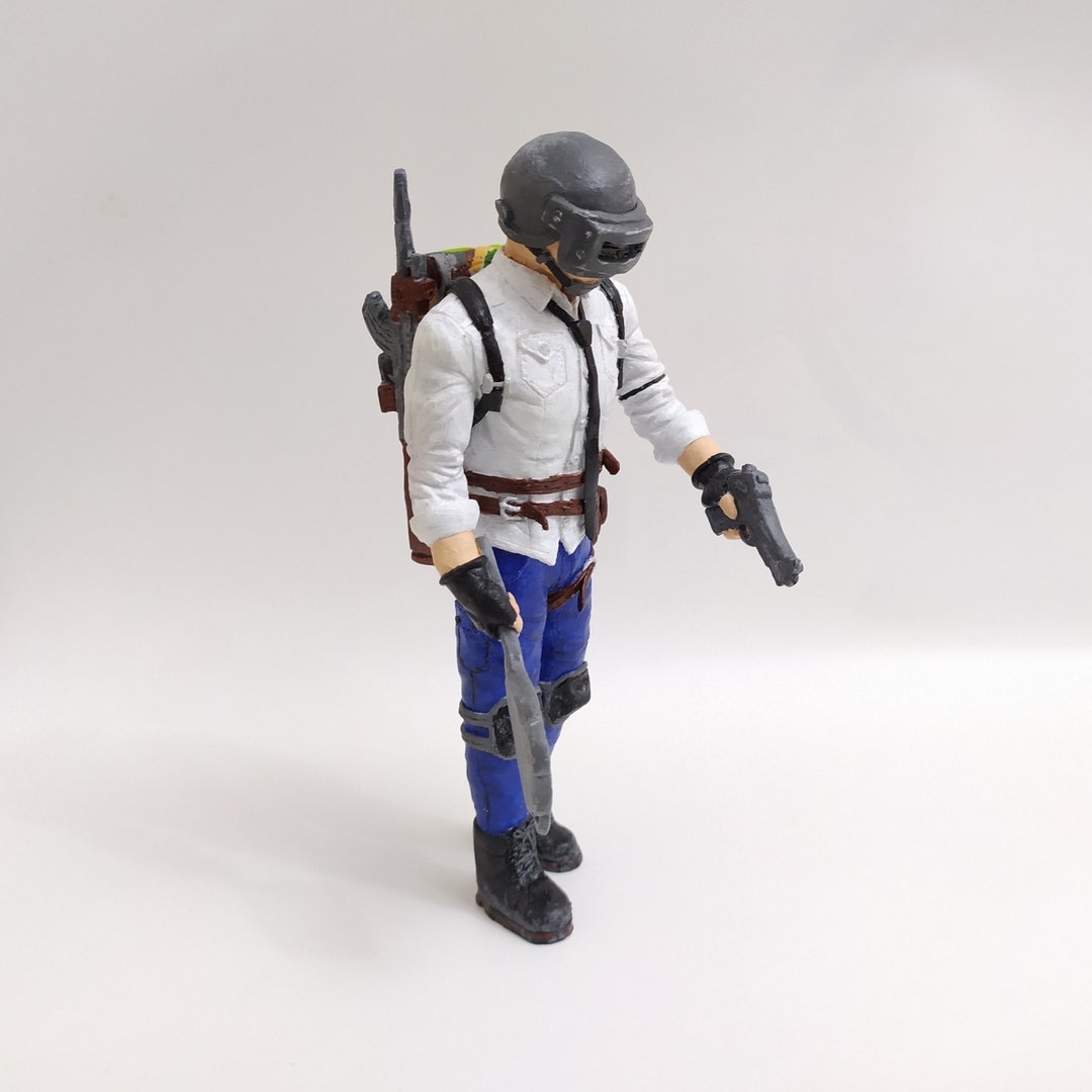 Polymer Clay Pubg Figure Mobile Game Helmet Gun Toy Gifts - Etsy