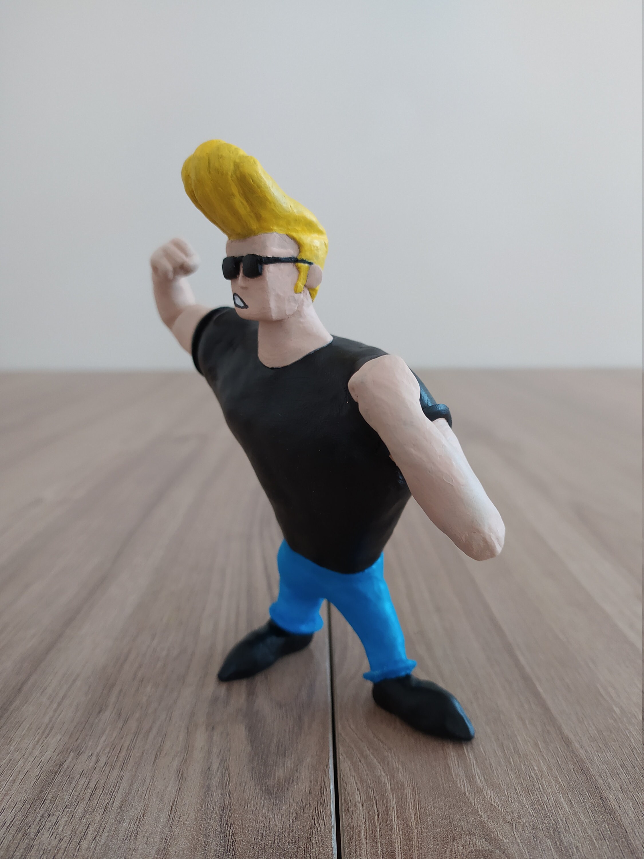 Johnny Bravo Toy Gift Johnny Bravo Sculpture Statue Johnny | Etsy