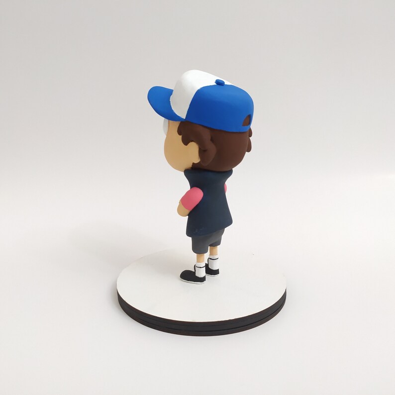 Gravity Falls Dipper Pines Polymer Clay Figure Handmade Sculpture Toy ...