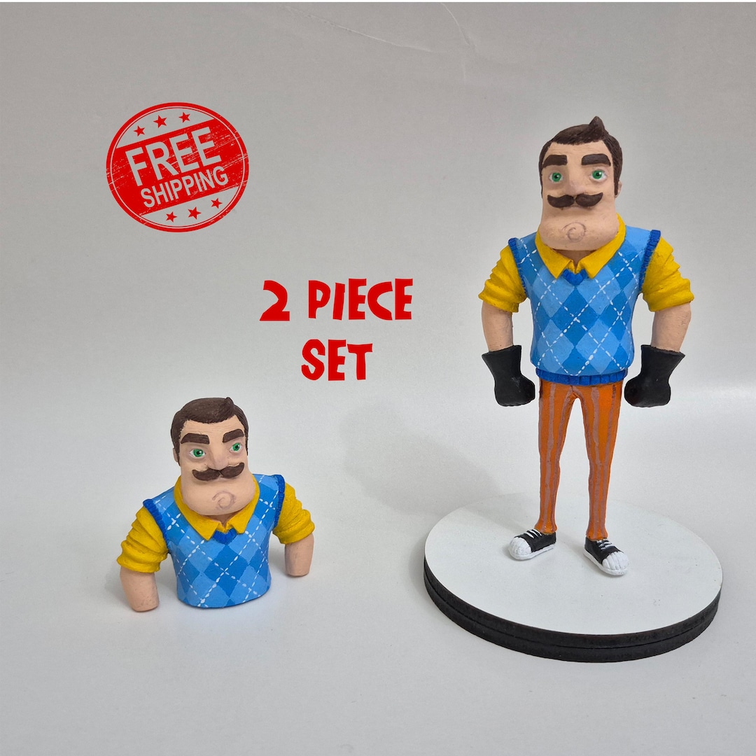 Hello Neighbor Handmade Figure & Fridge Magnet Horror Game Gift - Etsy
