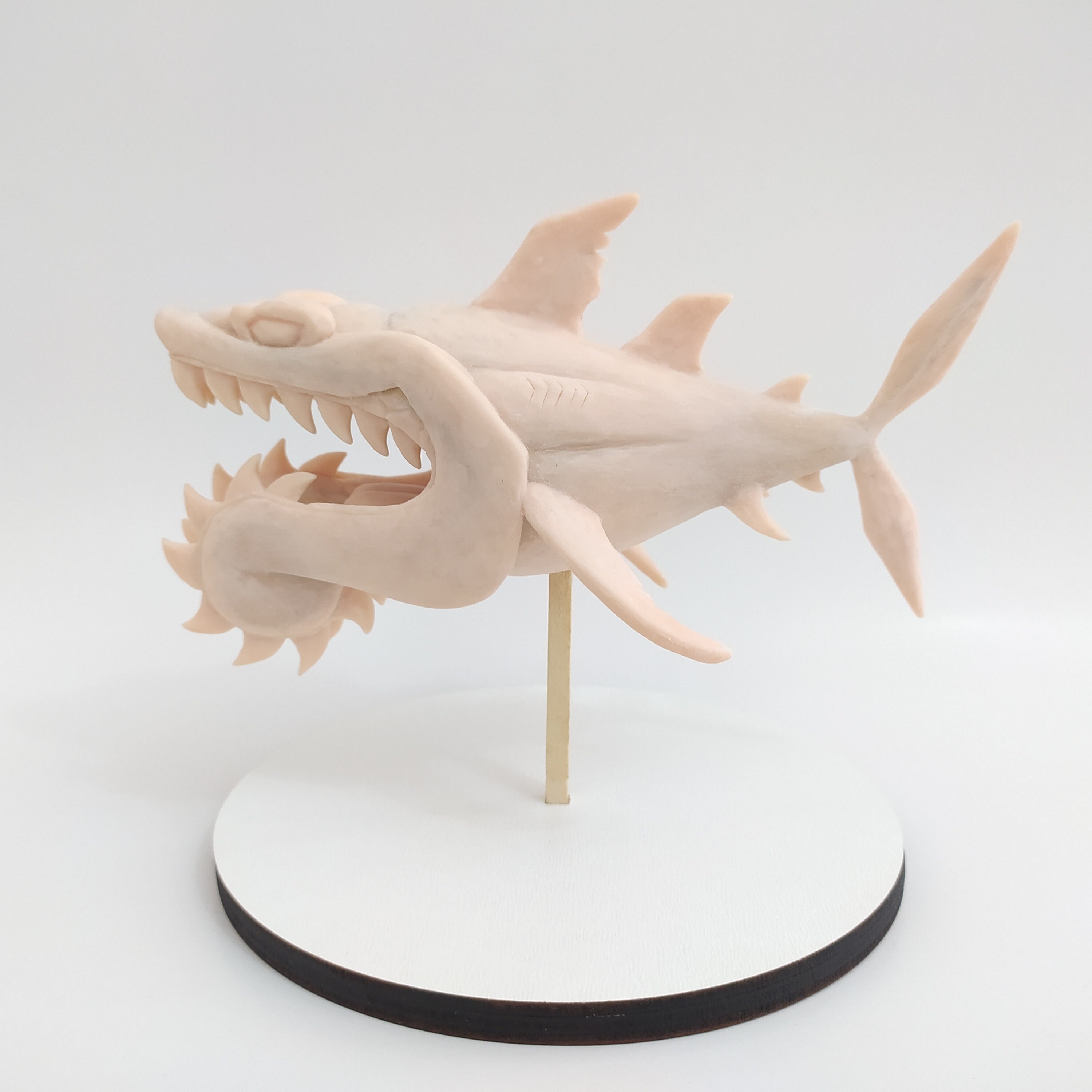 Hungry Shark World Great White Buzz Helicoprion Polymer Clay Figure ...
