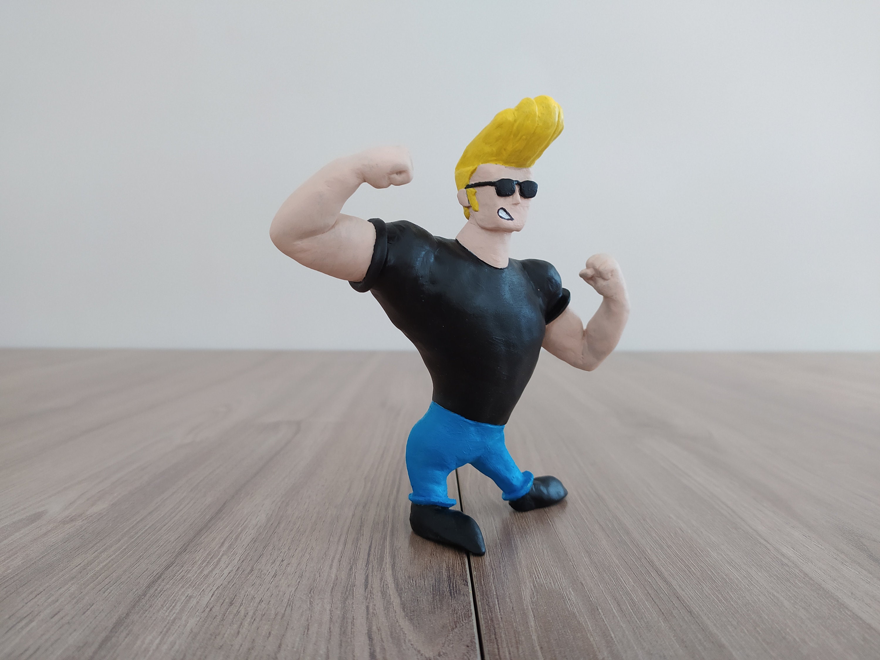 Johnny Bravo Toy Gift Johnny Bravo Sculpture Statue Johnny | Etsy